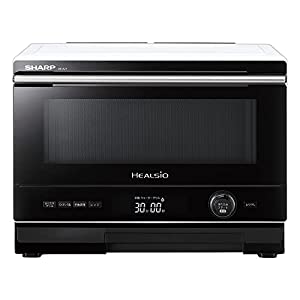 シャープ スチームオーブンレンジ ヘルシオ 22L ホワイト AX-AJ1-W(中古品)