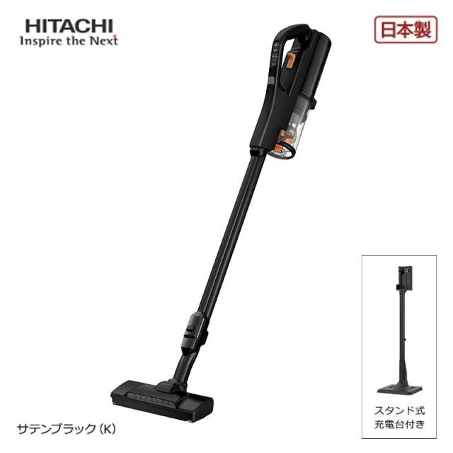 即納在庫品 日立 コードレス スティッククリーナー PVBH900SLK サテンブラック K パワーブーストサイクロン