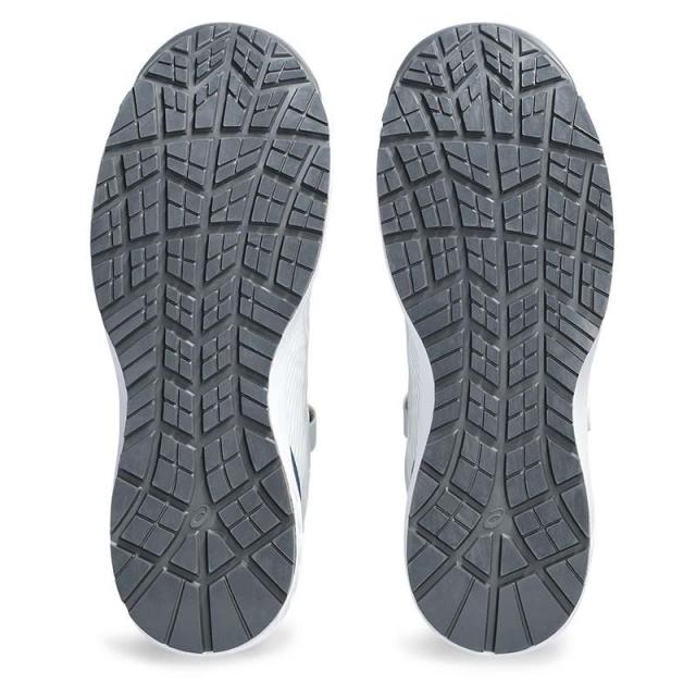 即納在庫品 アシックス ウインジョブCP120 グラシアグレー×ホワイト 26.5cm 安全靴 ワーキングシューズ 1273A062.02026.5