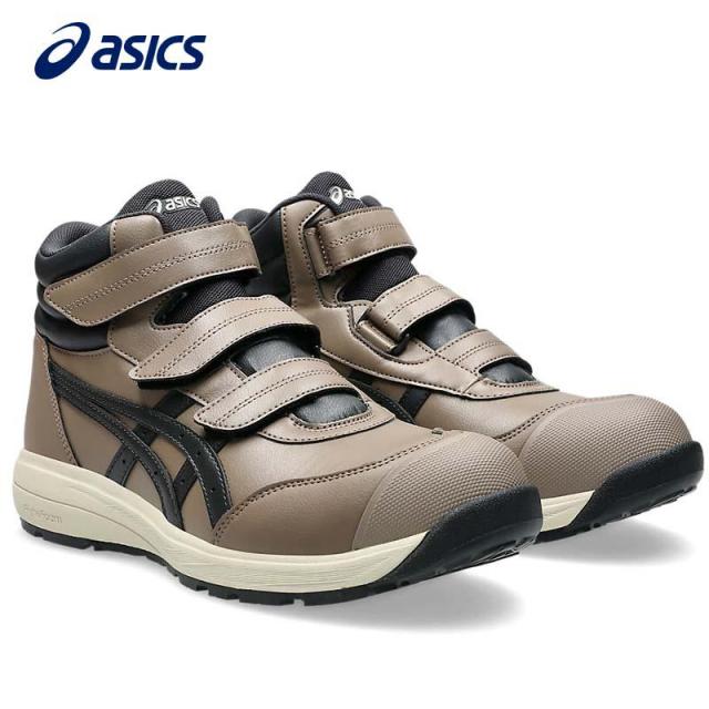 即納在庫品 アシックス 安全靴 ウィンジョブ CP312 3E相当 トープグレー×グラファイトグレー 26.0cm 軽量 マジックテープ セーフティーシューズ 作業靴 ワーキング 1273A111.020