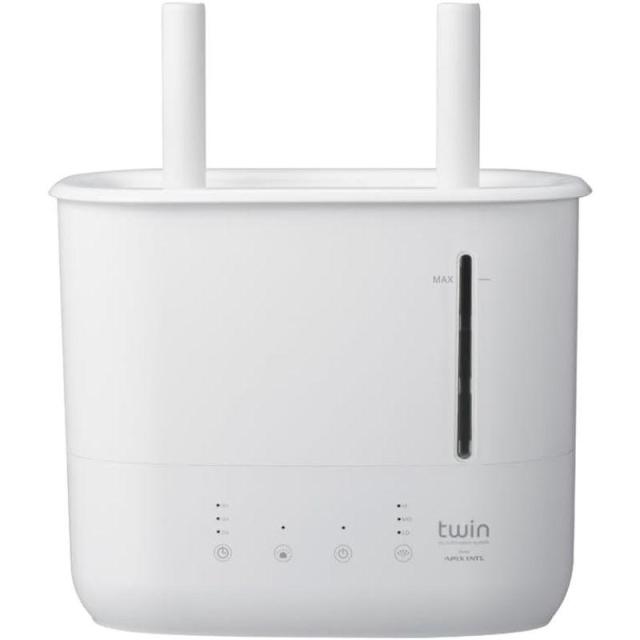即納在庫品 アピックス 上部給水超音波式 ツイン加湿器 AHD-200