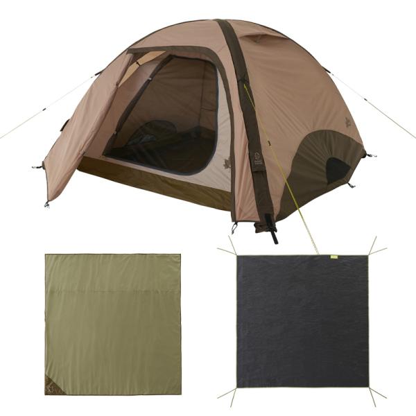 即納在庫品 ロゴス テント Tradcanvas エアマジックドームMセット-BJ 71208005