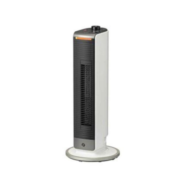 コイズミ ホット＆クール 送風機能付ファンヒーター KHF0848W