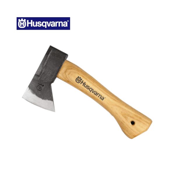 即納在庫品 ハスクバーナ 斧 ハイキングハチェット 手斧 キャンプ 鍛造 ヒッコリーハンドル 500ｇ 品番：599673501