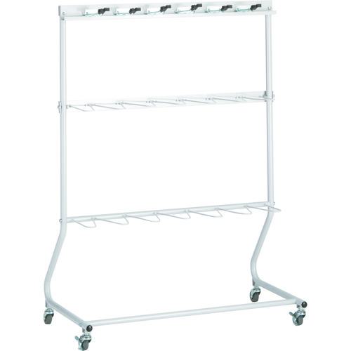 ■テラモト モップハンガーヘッドホールド(12本掛)〔品番:CE4915100〕【1027342:0】[直送DS][店頭受取不可]