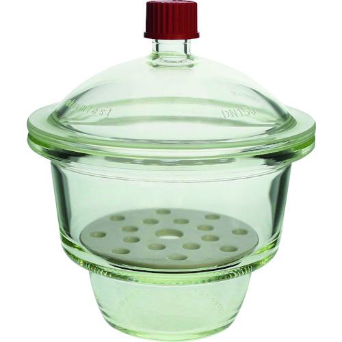 ■SIBATA ねじ口デシケーター 白 150mm〔品番:017410150〕【1080969:0】[店頭受取不可]