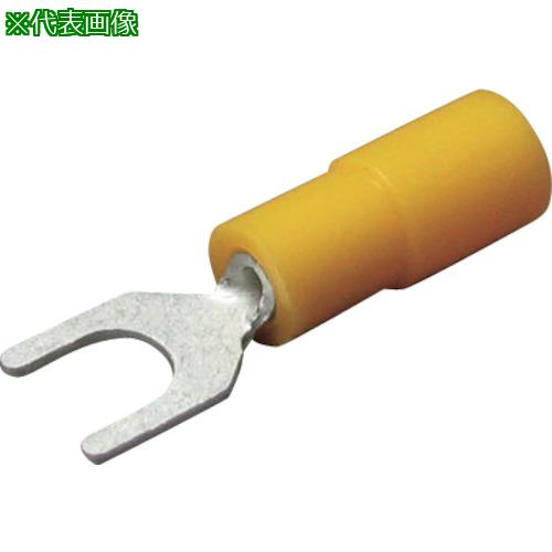 ニチフ 環境配慮形 絶縁被覆付圧着端子 (Y形)先開形 TMEX 0.3Y-3-YEL (100P)〔品番:TMEX0.3Y3YEL〕【1227844:0】[店頭受取不可]の通販はau PAY ...