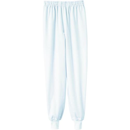 ■サンペックス ホッピングパンツ 食品工場 白衣 衛生 ホワイト LL〔品番:LT793A9LL〕【2057703:0】[店頭受取不可]