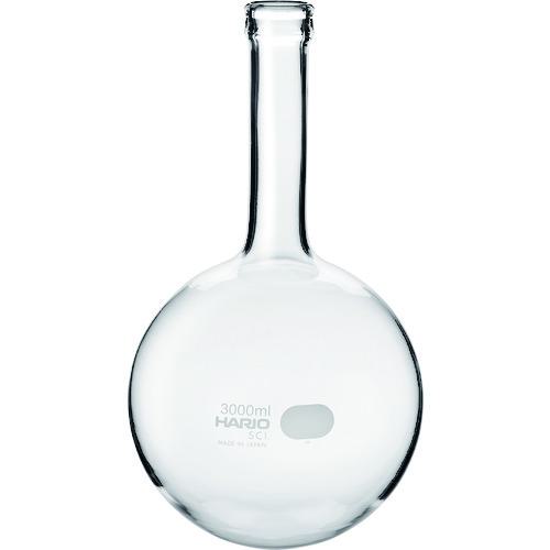 ■HARIO 丸底フラスコ 3000ml〔品番:MF3LSCI〕【2065681:0】[店頭受取不可]