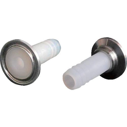 ■フロンケミカル フッ素樹脂(PFA)ヘルール×タケノコジョイント10A〔品番:NR2121002〕【2506115:0】[店頭受取不可]