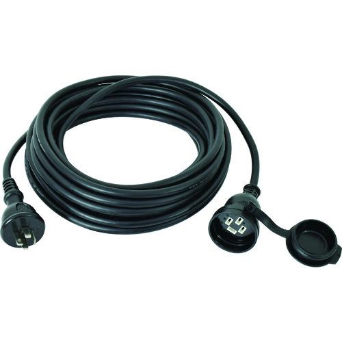 ■TRUSCO 三相200V延長コード 5M〔品番:T4P20AW5〕【2562855:0】[店頭受取不可]