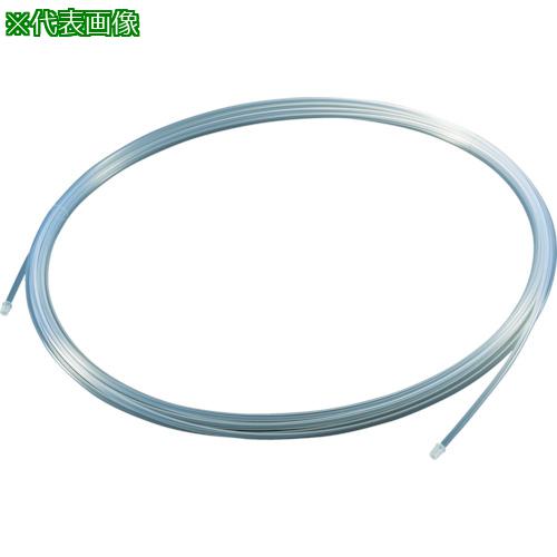 ■TRUSCO フッ素樹脂チューブ 内径6mmX外径8mm 長さ10m〔品番:TPFA810〕【2562987:0】[店頭受取不可]
