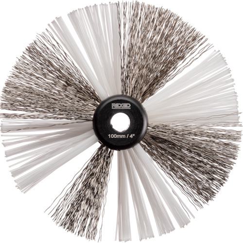 ■RIDGID ナイロンスチールブラシ K-9-204 102mm〔品番:68983〕【2574742:0】[店頭受取不可]