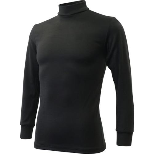 ■リベルタ 暖撃 サーモワン モックネック10部丈袖 メンズ用 ブラック M〔品番:TO26100014〕【3268149:0】[店頭受取不可]