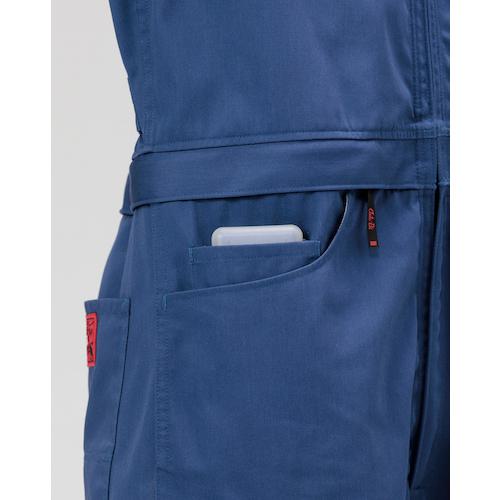 □AUTO-BI AW(秋冬)モデル 腰割れつなぎ服6950-001ネイビーブルー-M