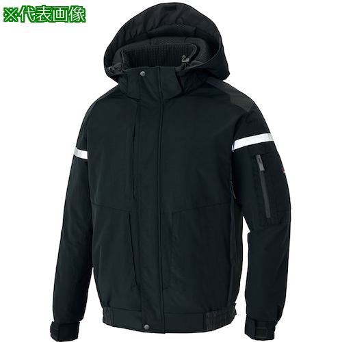 ■アイトス フルハーネス対応防寒ブルゾンブラックM〔品番:AZ8976010M〕【4359145:0】[店頭受取不可]