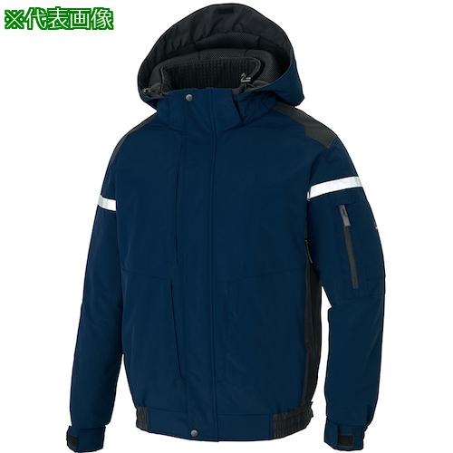 ■アイトス フルハーネス対応防寒ブルゾンネイビー3L〔品番:AZ89760083L〕【4359162:0】[店頭受取不可]