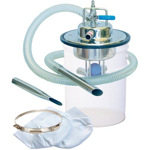 ■アクアシステム エア式乾湿両用ステンレス製掃除機(オープンペール缶専用)〔品番:AVC550SUS〕【4747411:0】[店頭受取不可]