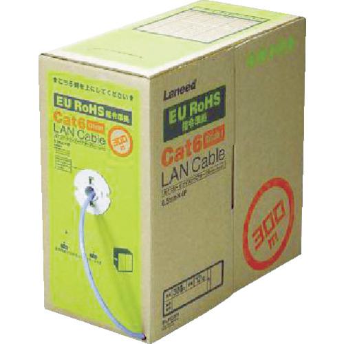 ■ELECOM EURoHS指令準拠LANケーブル300m/リール巻ブルー〔品番:LDCT6BU300RS〕【5394635:0】[店頭受取不可]