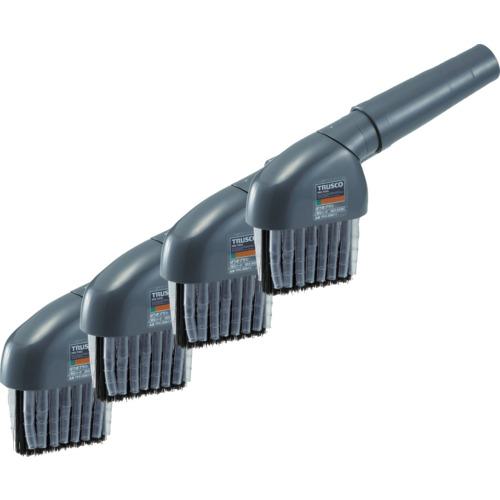 ■TRUSCO まとめ買い ほうきブラシ 4個〔品番:TPC306114P〕【5643150:0】[店頭受取不可]