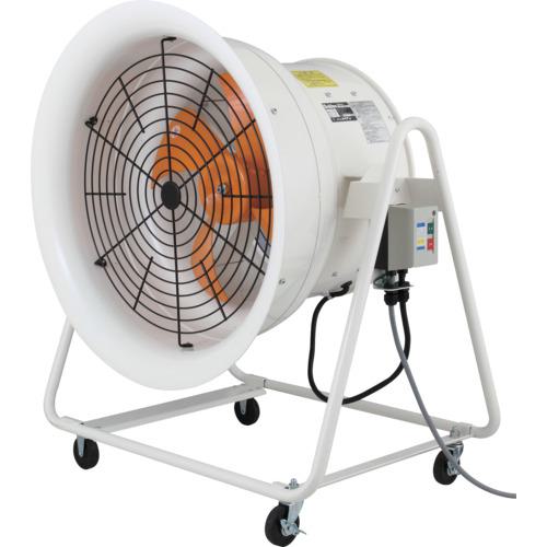 ■Suiden 送風機 こでかファン ハネ径500mm 低騒音・省エネタイプ 三相200V 角度調節可能 4輪キャスター付〔品番:SJFT504A3〕【6596764:0】[店頭受取不可]