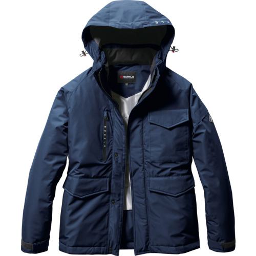 ■BURTLE 防水防寒ジャケット 7620-3-Mネイビー〔品番:76203M〕【6688486:0】[店頭受取不可]