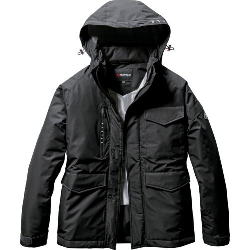 ■BURTLE 防水防寒ジャケット 7620-35-Lブラック〔品番:762035L〕【6688495:0】[店頭受取不可]