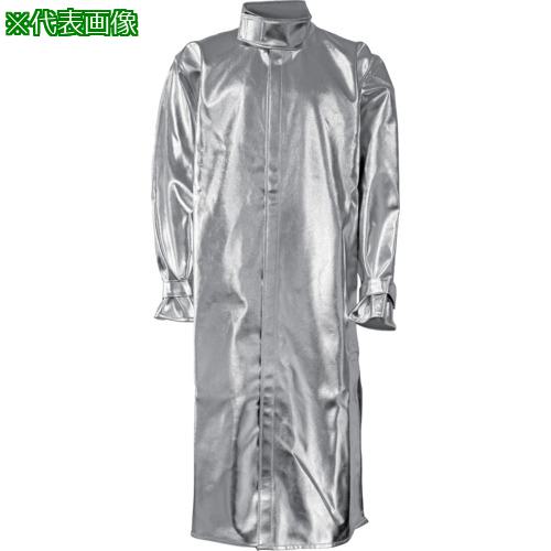 ■JUTEC 耐熱保護服 コート KAー2 Lサイズ(飛散防護割増仕様)〔品番:HSM120KA2ADD913152〕【6946413:0】[店頭受取不可]