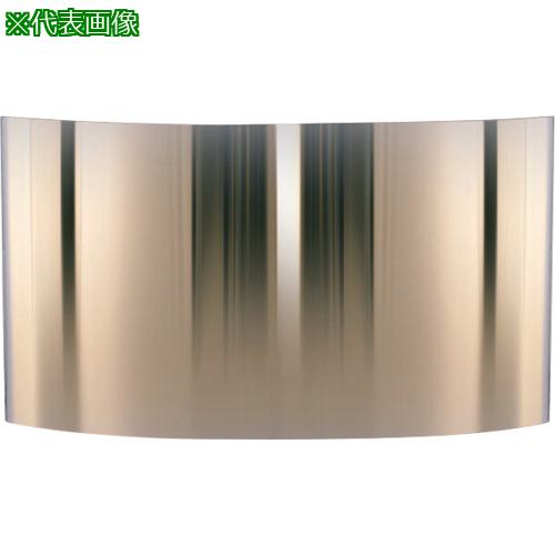 ■JUTEC 耐熱保護服 フード フリーサイズ用 ポリカーボネートバイザー ゴールド 150mm×250mm〔品番:HWS1525PCG〕【6946416:0】[店頭受取不可]