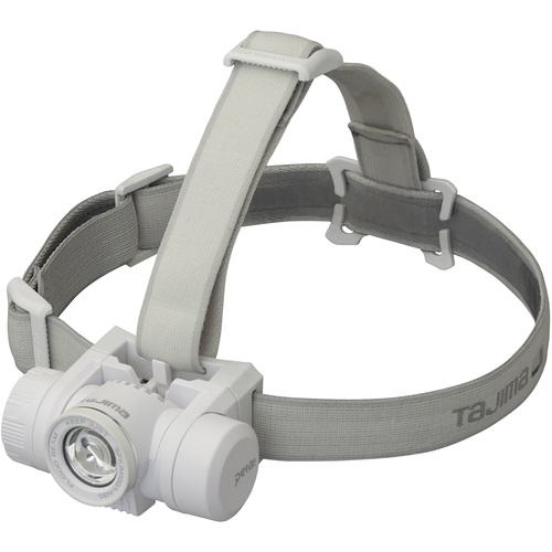 ■タジマ ヘッドライト セフヘッドライト KJM ブースト1000lm フラッド照射 内蔵充電池ホワイト〔品番:SFKJM100AN30W〕【6982424:0】[店頭受取不可]