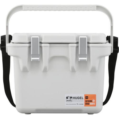 ■IRIS 208351 HUGEL 真空断熱クーラーボックス 15L ホワイトアッシュ〔品番:VITC15AW〕【6998446:0】[店頭受取不可]