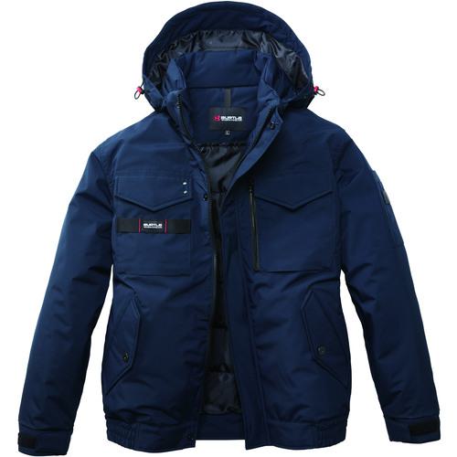 ■BURTLE 防寒ブルゾン 5060-03-XXL ネイビー〔品番:506003XXL〕【7036576:0】[店頭受取不可]