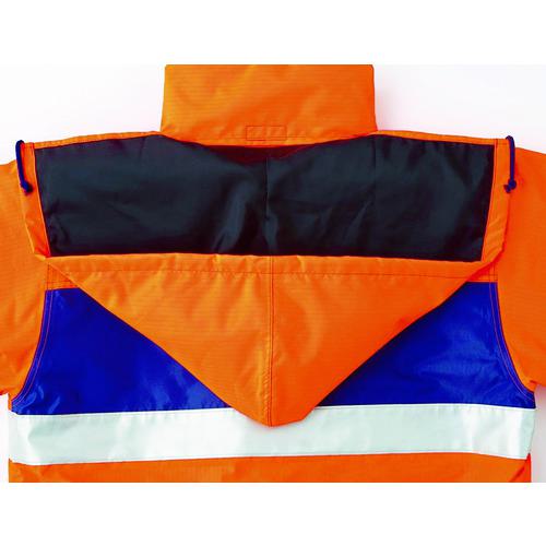 □ミドリ安全 高視認性 防水帯電防止防寒コート イエロー 4L〔品番