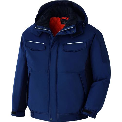 ■ミドリ安全 ベルデクセル 静電防水防寒ブルゾン ネイビー×ブラック LL〔品番:VE1057UELL〕【7980175:0】[店頭受取不可]