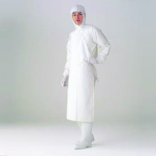 ■GOLDWIN 耐薬品エプロン 白〔品番:PA7510W〕【8160768:0】[店頭受取不可]