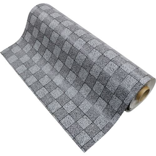 ■明和 屋外用床材 IRF-1042 91.5cm幅×10m巻 GY〔品番:IRF1042〕【8196018:0】[店頭受取不可]