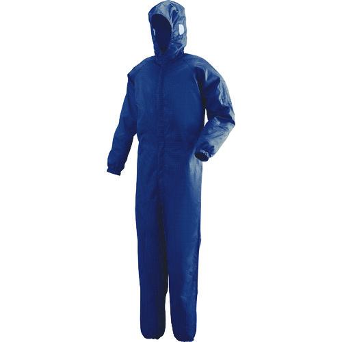 ■ミドリ安全 フード一体型クリーンウェア ネイビー 3L〔品番:C1351N3L〕【8258932:0】[店頭受取不可]