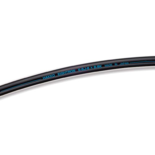 ■ハッコウ スーパー柔軟フッ素チューブ・ブラック 4mmX6mm 20M〔品番:ESJ4X6BK〕【8290294:0】[店頭受取不可]