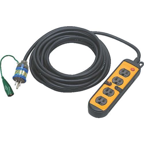 ■ハタヤ マルチタップ延長コード〔品番:HM104Q〕【8513782:0】[店頭受取不可]