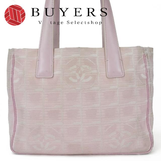 中古  シャネル ミニハンドバッグ 軽量 ニュートラベルライン 8番台 ジャガードナイロン レザー ココマーク ピンク レディース 女性 カジュアル CHANEL Mini Hand Bag Pink