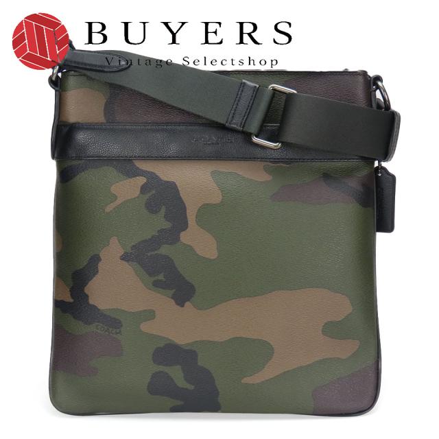 中古 コーチ ショルダーバッグ F59894 レザー PVC カモフラージュ カモフラージュ 斜め掛け カジュアル メンズ 男性 COACH