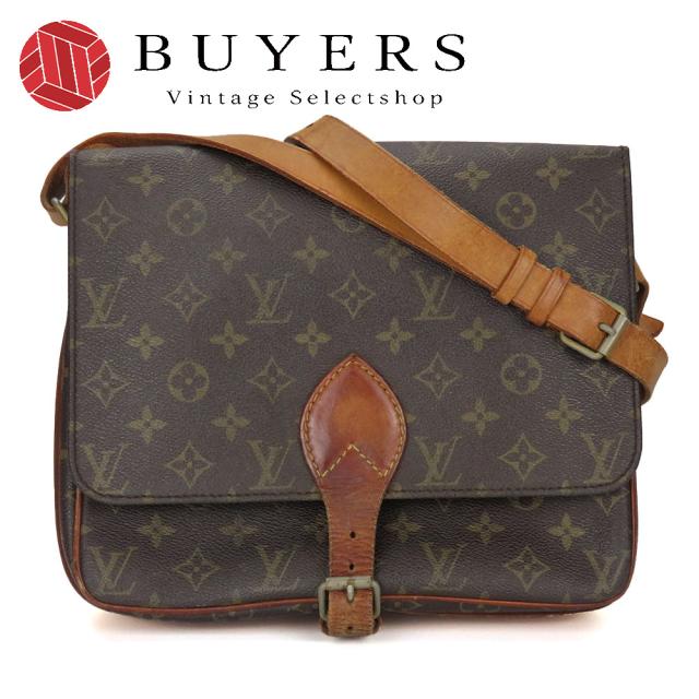 中古 ルイ・ヴィトン ショルダーバッグ カルトシエール M51252 モノグラム ブラウン 肩掛け 斜め掛け カジュアル レディース 女性 LOUIS VUITTON