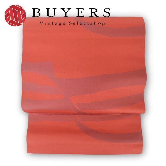 中古 袋帯 正絹 ピンク 洒落帯 和装 呉服 和服 きもの レディース 女性