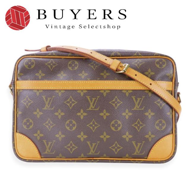 中古 ルイ・ヴィトン ショルダーバッグ トロカデロ30 M51272 モノグラム ヌメ革 ブラウン 斜め掛け カジュアル 普段使い レディース 女性 LOUIS VUITTON