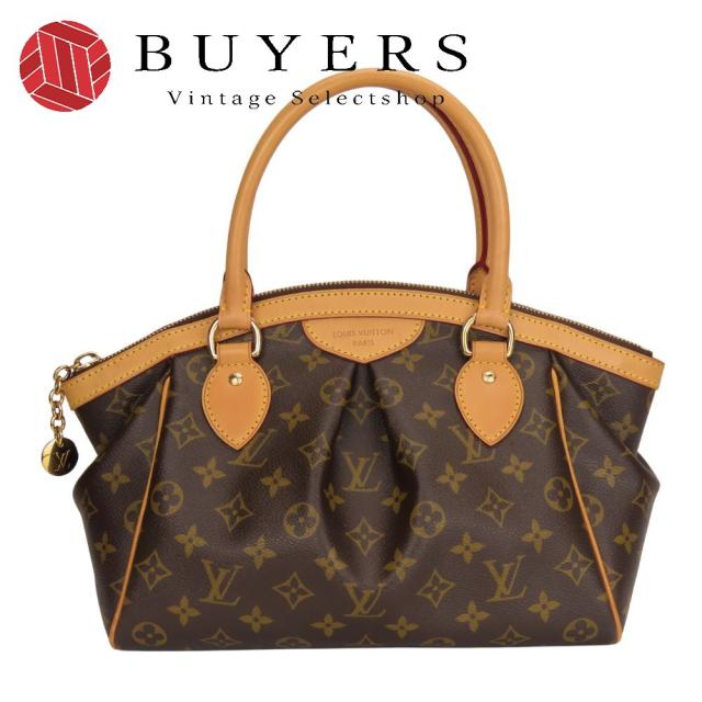 中古 ルイ・ヴィトン ハンドバッグ ティヴォリPM M40143 モノグラム ヌメ革 ブラウン LV レディース 女性 LOUIS VUITTON
