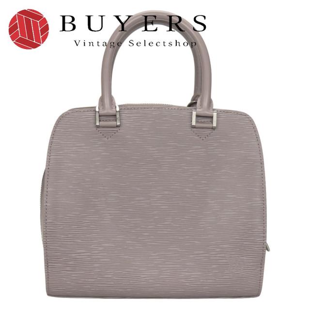 中古 ルイ・ヴィトン ハンドバッグ ポンヌフ M5205B  エピレザー ライラック パープル系 普段使い カジュアル レディース 女性 LOUIS VUITTON