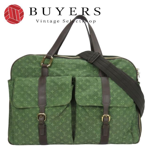 中古 ルイ・ヴィトン ボストンバッグ クロディーヌ M42332 モノグラムミニ レザー TSTカーキ ゴールド金具 2WAY 斜め掛け 2WAY トラベルバッグ カジュアル レディース 女性 LOUIS VUITTON