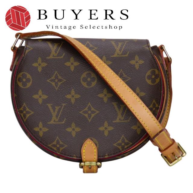 中古 ルイ・ヴィトン ショルダーバッグ タンブラン M51179 モノグラム ヌメ革 ブラウン ゴールド金具 斜め掛け コンパクト カジュアル 普段使い レディース 女性 LOUIS VUITTON