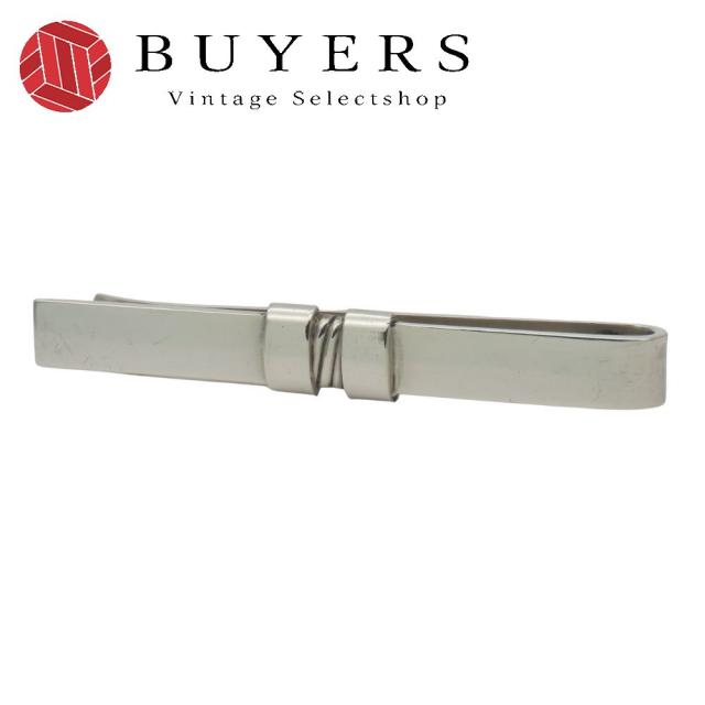 中古 ジョージジェンセン タイピン 74A シルバー925 約9.5g シルバー スーツ アクセサリー メンズ 男性  