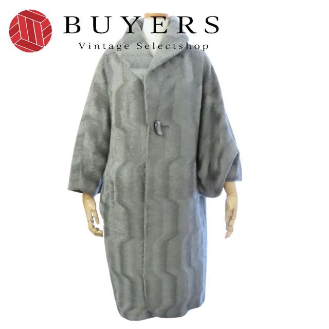 中古 その他アウター コート ウール グレー系 ドルマンスリーブ アパレル レディース 女性